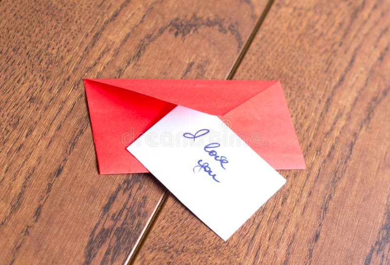 Love notes and envelope stock photo. Image of dark, notice - 36057018