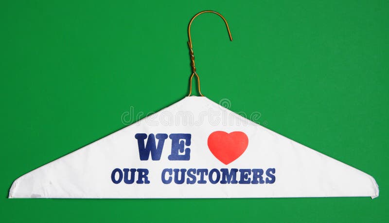 We love our customers stock image. Image of holiday, love - 3303543