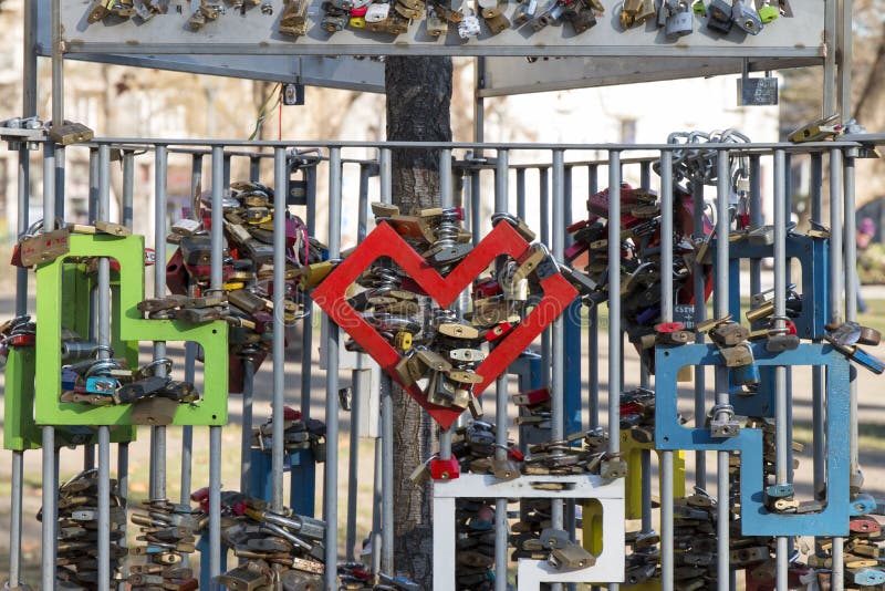 Love Padlock in Budapest stock photo. Image of covenant - 65428768