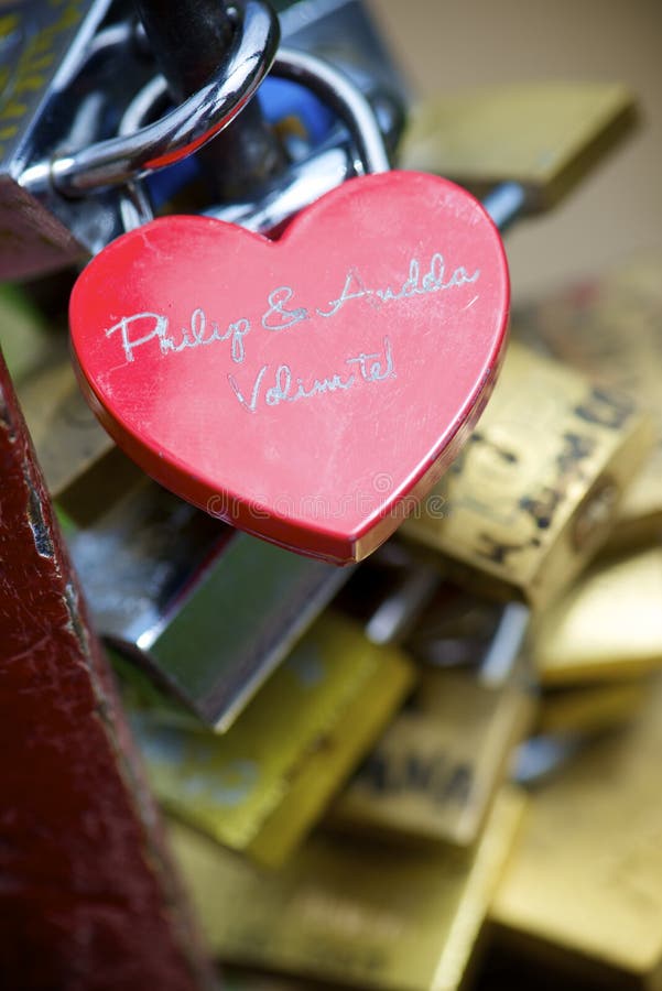 Love padlock stock image. Image of concept, loving, heart - 45900377