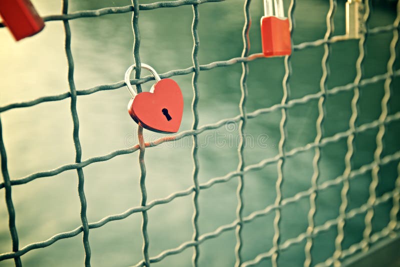Love padlock view stock photo. Image of fence, ceremony - 115785424