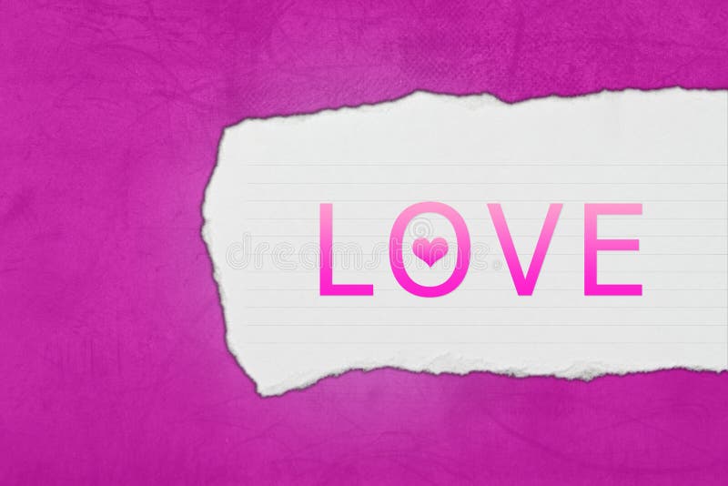 Love with paper tears stock photo. Image of valentine - 37399186