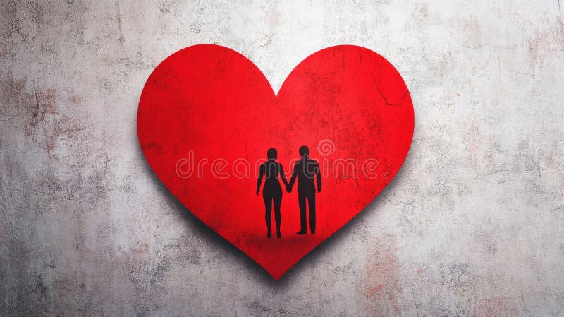 Love and Partnership Couple Heart Unity Togetherness Romance ...