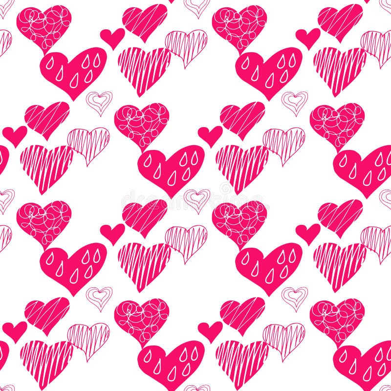 Love pattern9 stock vector. Illustration of fabric, drawing - 83172443