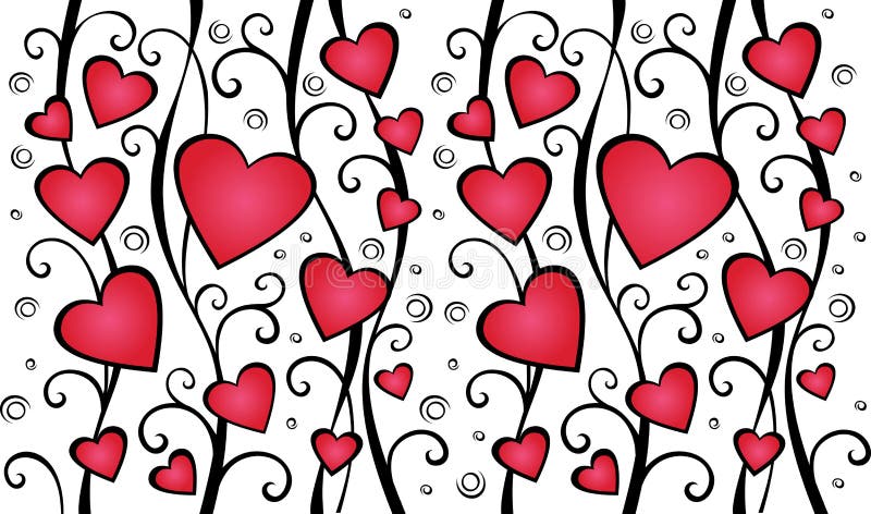 Love patterns stock vector. Illustration of heart, congratulation ...