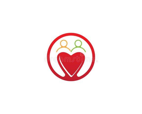 Love People Icon Vector Template Stock Vector - Illustration of merry ...