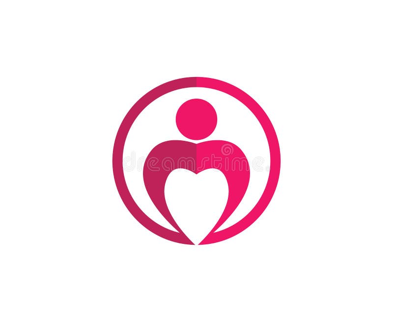 Love People Logo Design Template Stock Vector - Illustration of tree ...