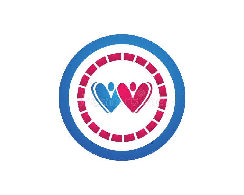 Love people logos stock vector. Illustration of family - 118460473