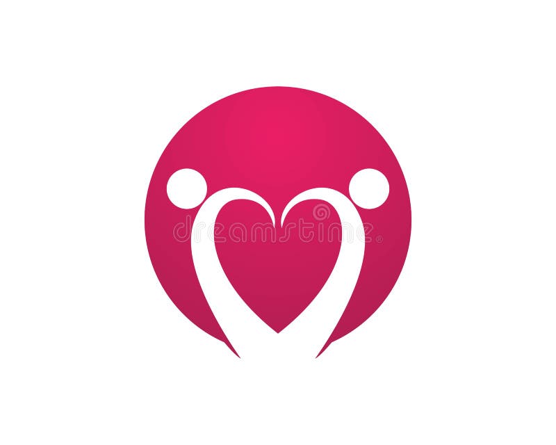 Love People Logos Symbols Template Vector Stock Vector - Illustration ...