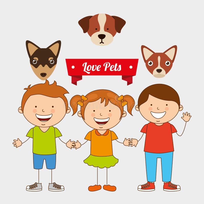 Love pets stock vector. Illustration of vector, care - 60509095