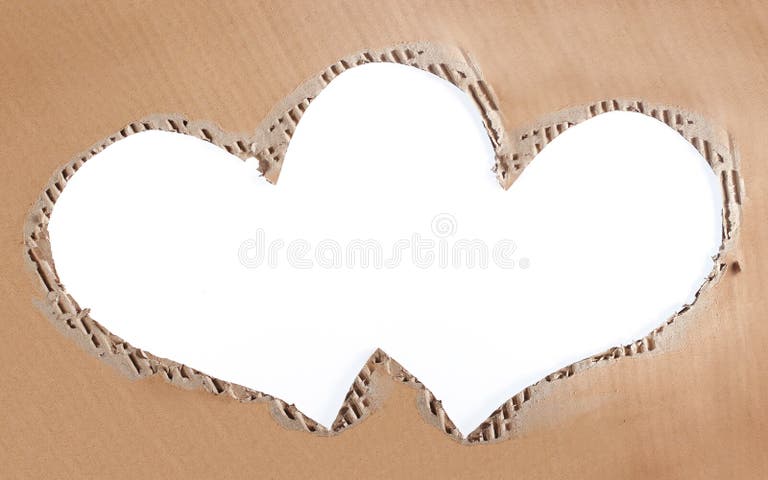 Love Photo Frame Made of Cardboard Stock Photo - Image of flirt ...