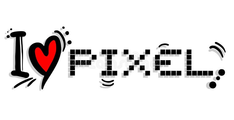 Love pixel stock vector. Illustration of like, taste - 257468842