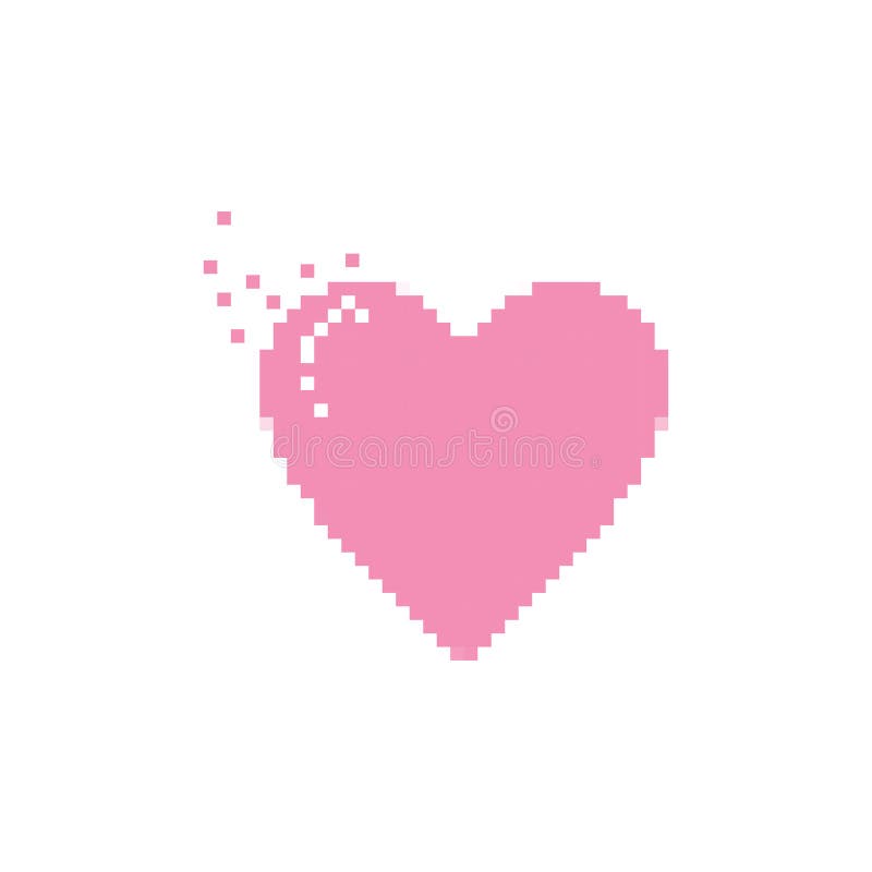 Love pixel art design stock illustration. Illustration of design ...