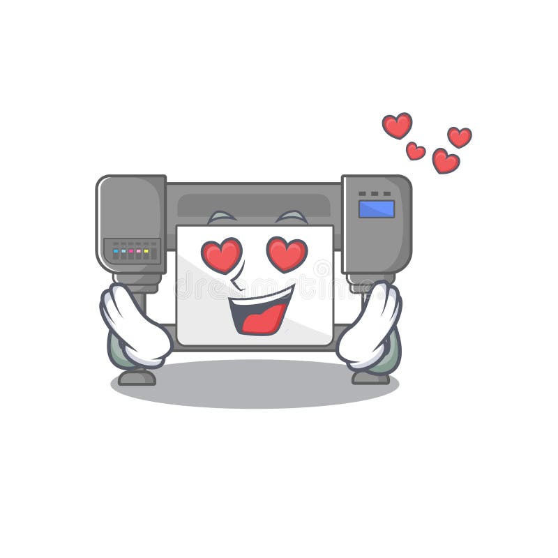 In Love Plotters on a Wooden Cartoon Table Stock Vector - Illustration ...