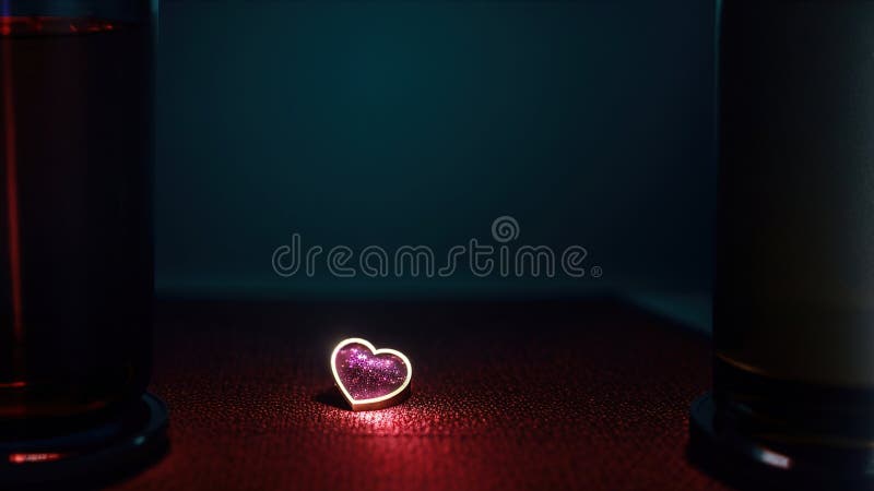 Love Potion in a Heart-shaped Flask Stock Illustration - Illustration ...