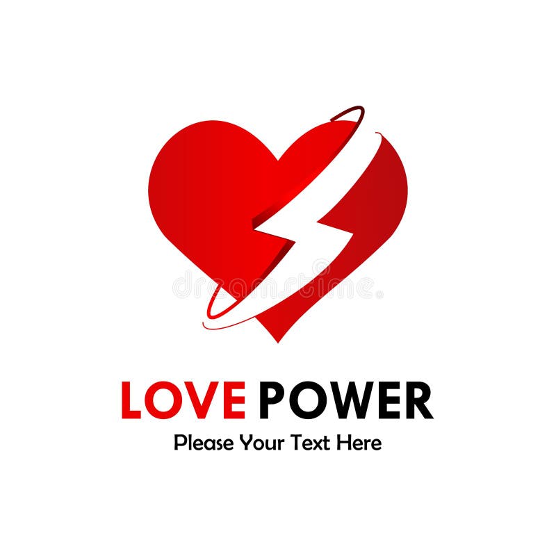 Love power logo stock vector. Illustration of cardiac - 264047048