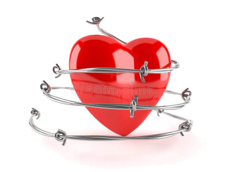 Love problem concept stock illustration. Illustration of heart - 104644415