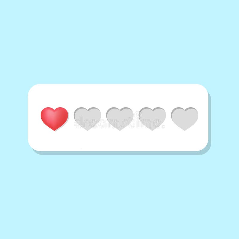 Love Rating Infographic. Romantic Test. Measure of Love. Diagram with ...