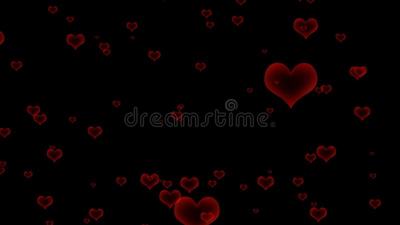 Love Red Flying with Endless Loop Motion Stock Video - Video of pink ...