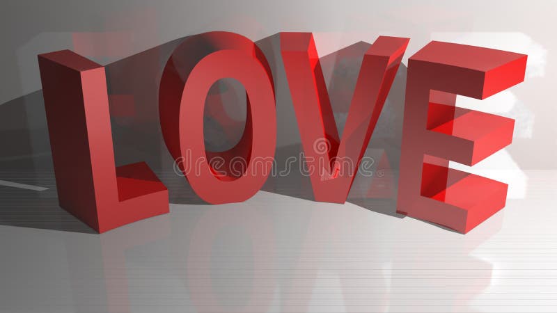 Love red stock illustration. Illustration of cards, emotions - 61043386