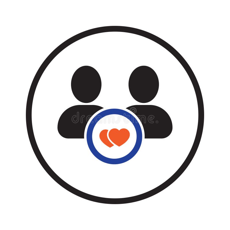 Love and relationship icon stock vector. Illustration of person - 264879388