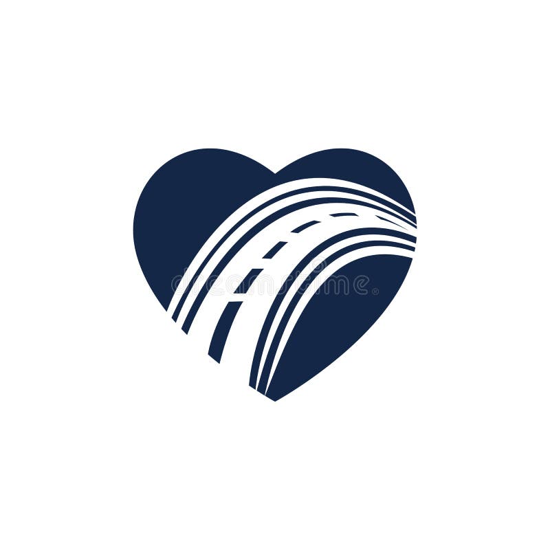 In Love Road Traffic Sign on the Cartoon Stock Vector - Illustration of ...