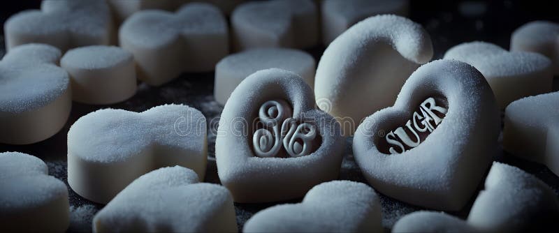 Love s Sugar-Coded Message stock image. Image of whimsical - 308632133