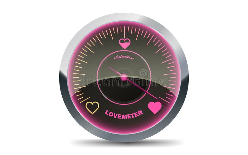 Love Scale Valentine S Day. Vector Stock Illustration - Illustration of ...