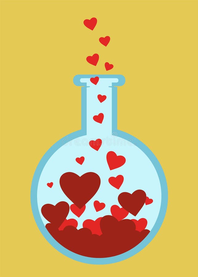 I Love Science Vector Horizontal Banner in Line Style Stock Vector ...