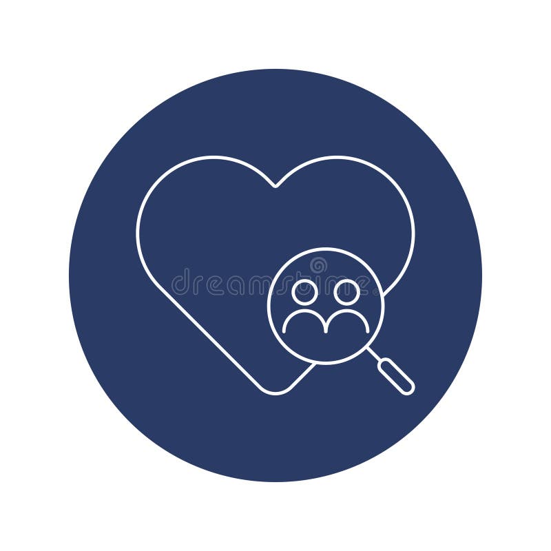 Love, Search, Find, Couple, True Couple Find Icon Stock Vector ...