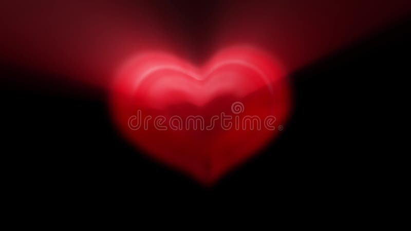 Love Shape Animation with Ray Light Stock Video - Video of love ...