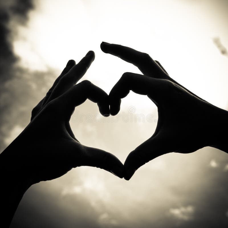 Love shape hand stock image. Image of abstract, body - 40542089