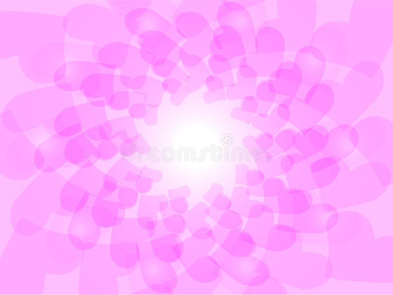 Love Shape in Pink stock vector. Illustration of background - 66464334