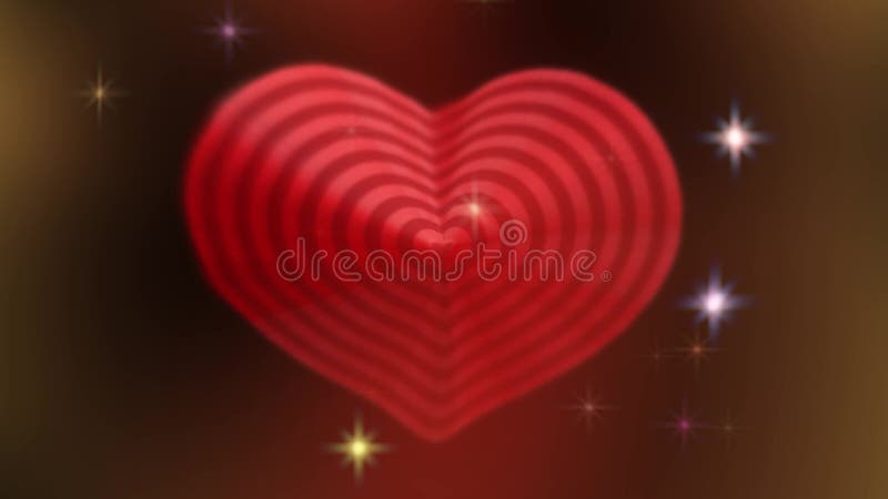 Love Shape Spiral in Light Leak Animation Stock Footage - Video of ...