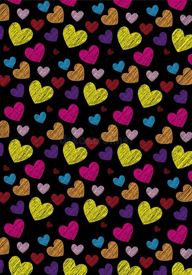 Love shape wallpaper stock vector. Illustration of icon - 42157134