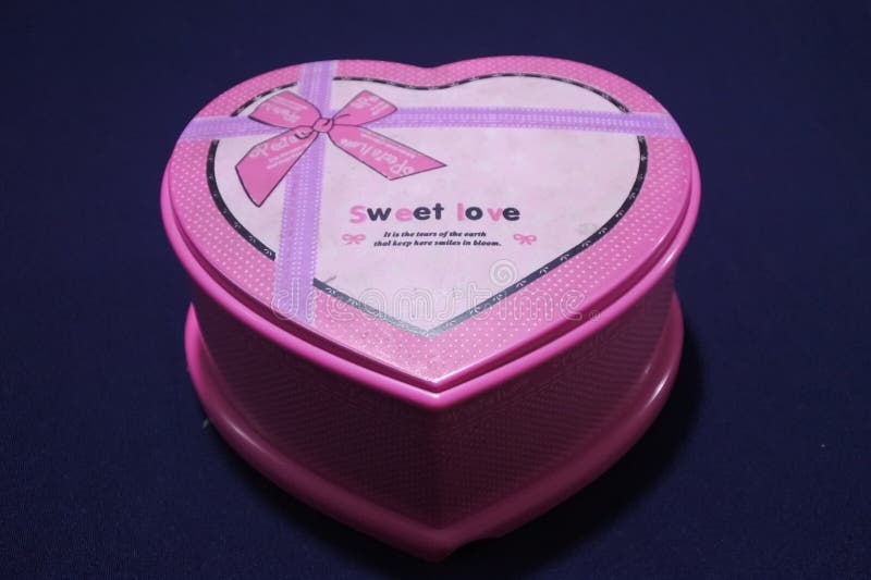 Love Shaped Gift Box Suitable for Couples Stock Image - Image of brand ...