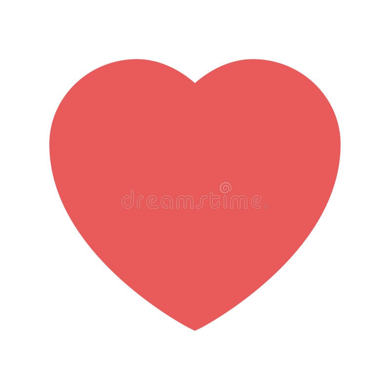 Love Heart Icon, Love Sign Vector Stock Illustration - Illustration of ...