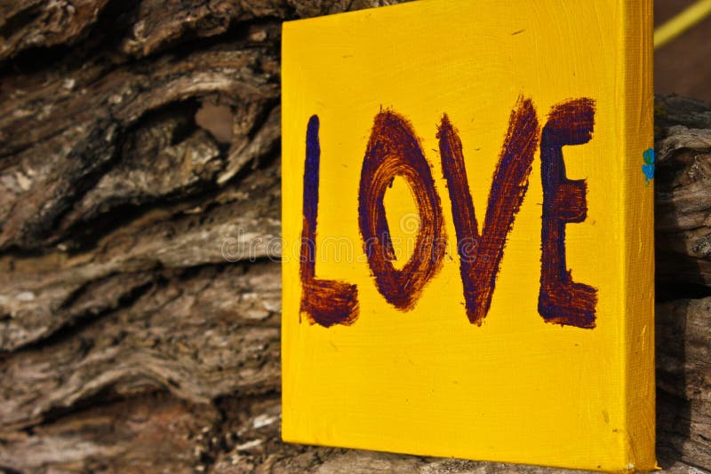 Love Sign stock image. Image of nature, bliss, kind, tree - 26029725
