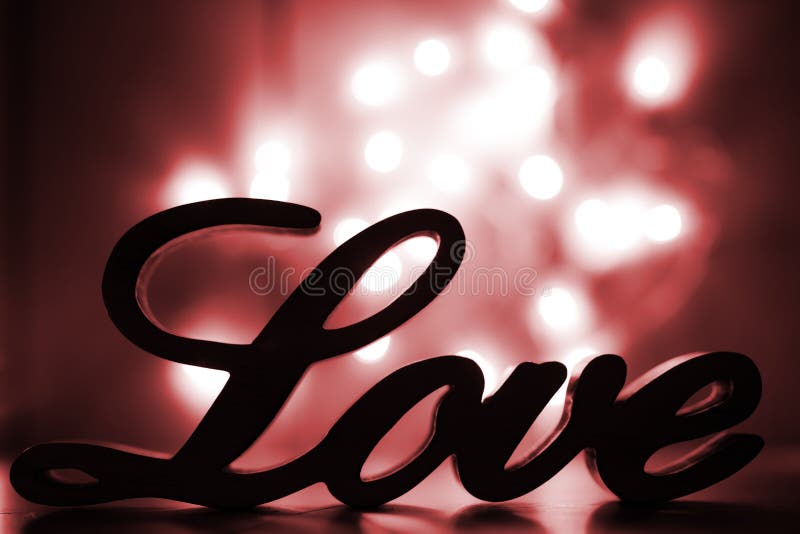 Love sign with red sparkle stock image. Image of sensual - 28438143