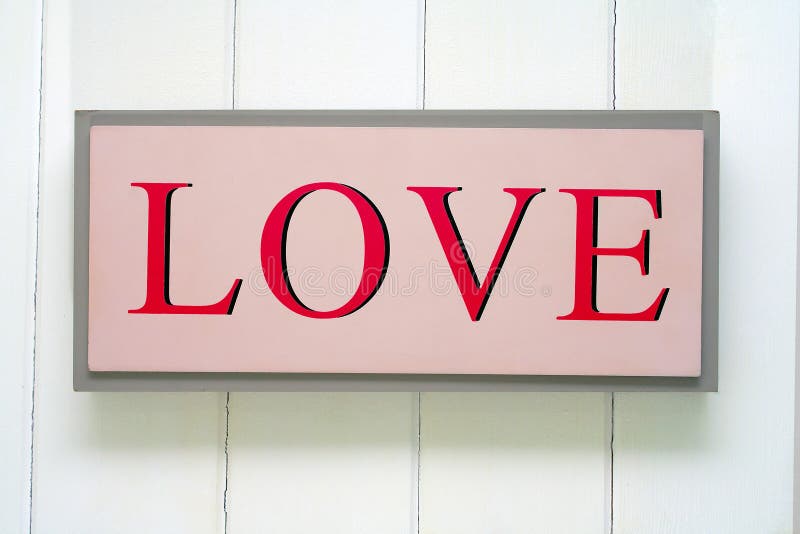 Love Sign stock photo. Image of valentines, relationship - 40991366