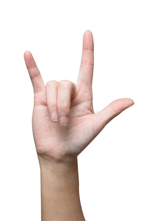 Love sign from women hand stock photo. Image of fingernail - 33745164