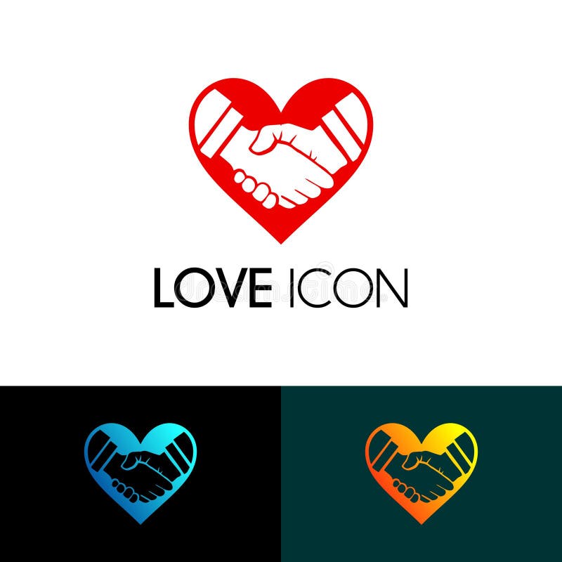 Love Simple Logo Icon Design Vector. Stock Vector - Illustration of ...