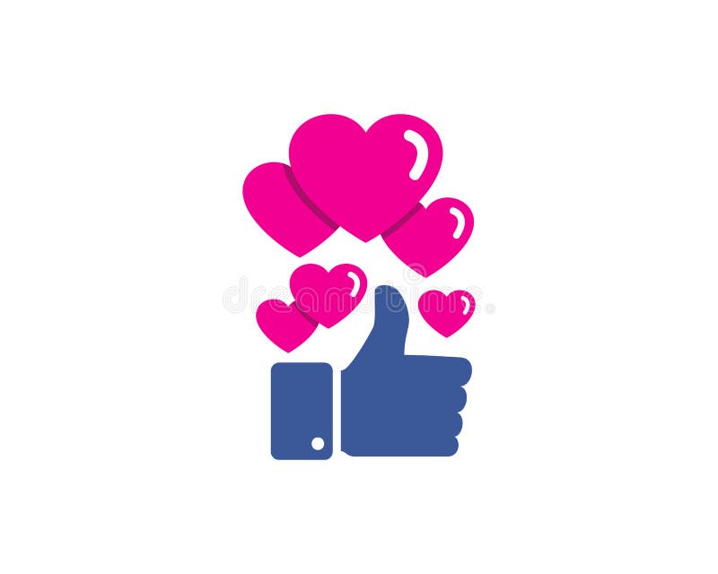 Love Social Network Icon Logo Design Stock Vector - Illustration of ...