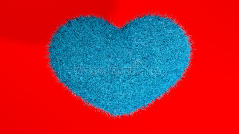Love, soft blue heart. stock illustration. Illustration of blue - 98247140