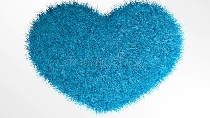 Love, soft blue heart. stock illustration. Illustration of plush - 98246495