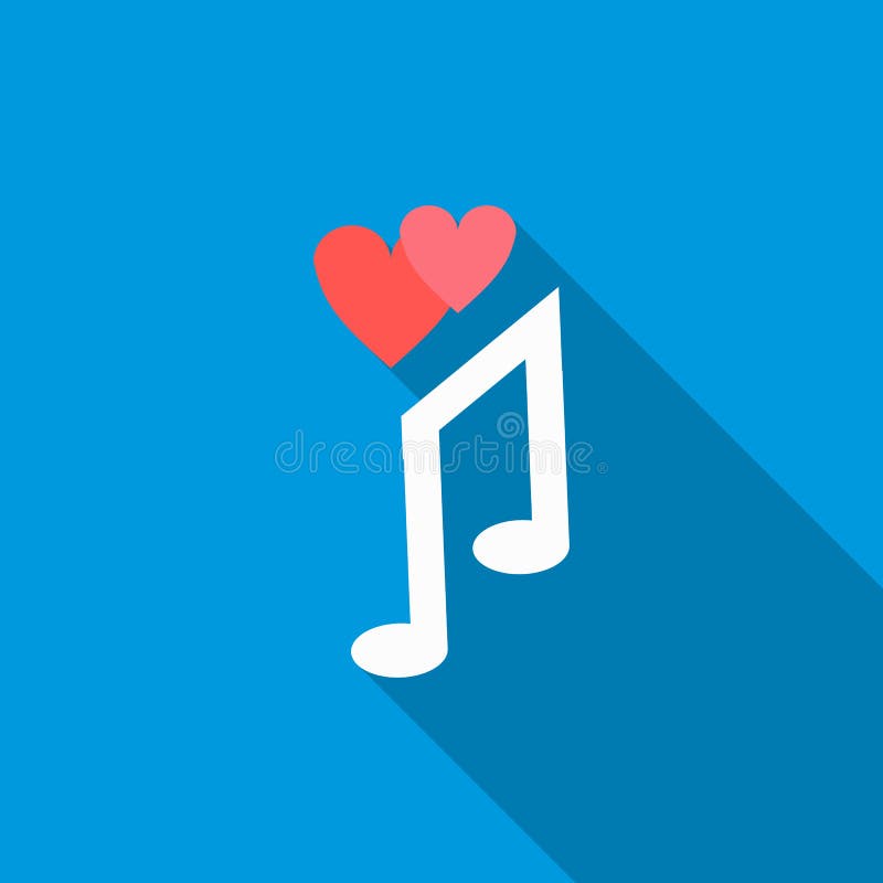 Love song icon stock illustration. Illustration of love - 124893988