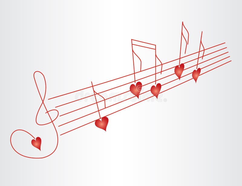 Love song stock vector. Illustration of courtship, valentine - 77389199