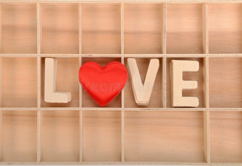 Love Spell with Wooden Alphabet Stock Photo - Image of decorative ...