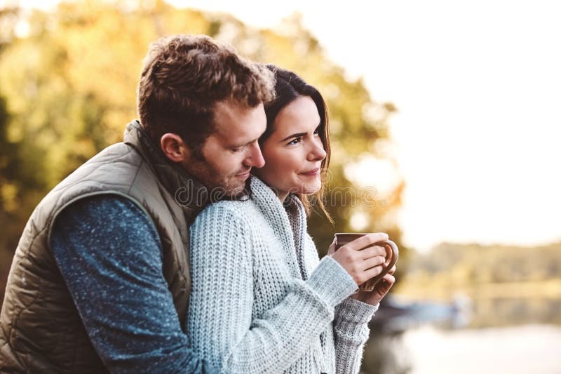 We Love Spending One on One Time. an Affectionate Couple on a Romantic ...