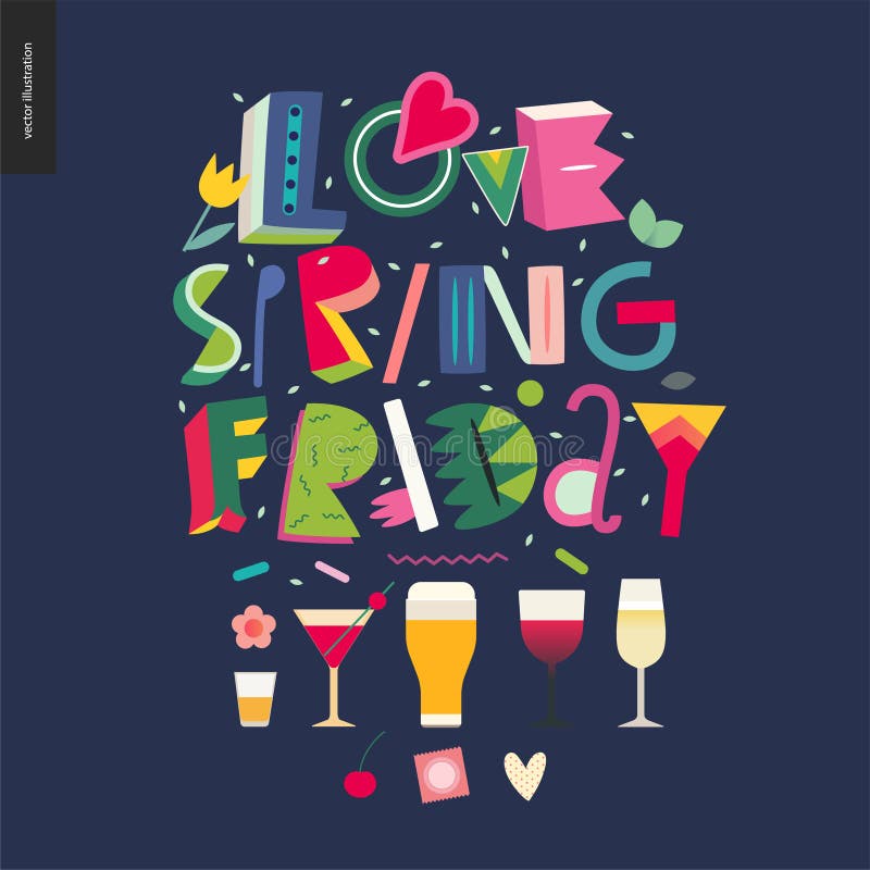 Friday Drinks Stock Illustrations – 151 Friday Drinks Stock ...